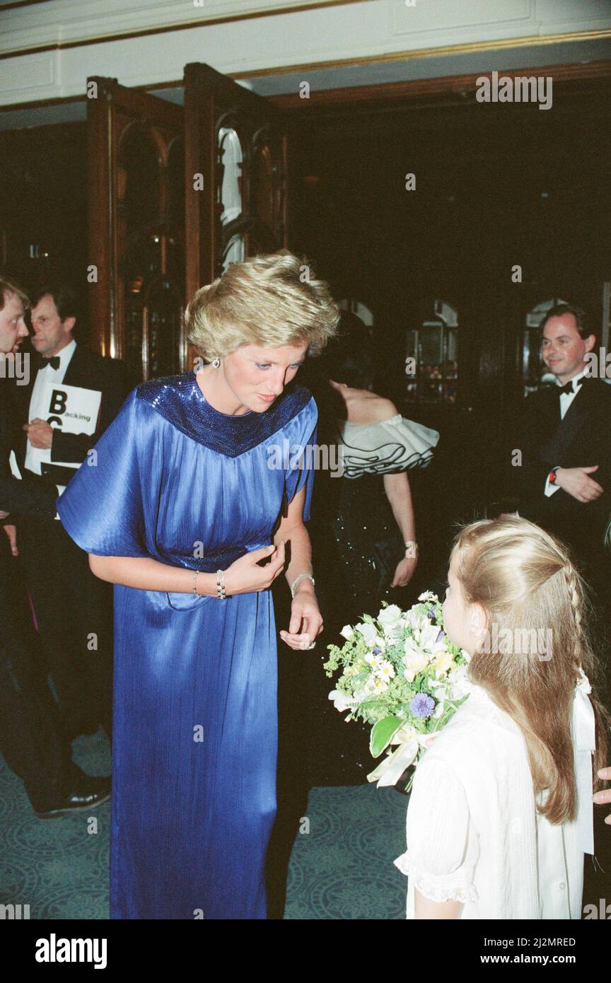HRH The Princess of Wales, Princess Diana, attends the First Night of ...