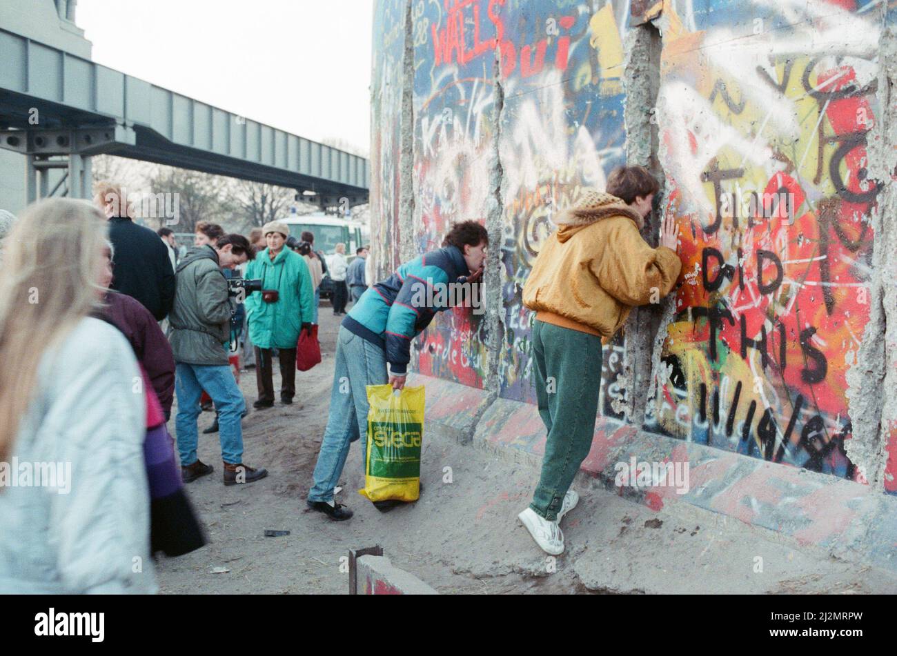 West Berlin, Germany, 10 days after relaxation of border crossing by ...