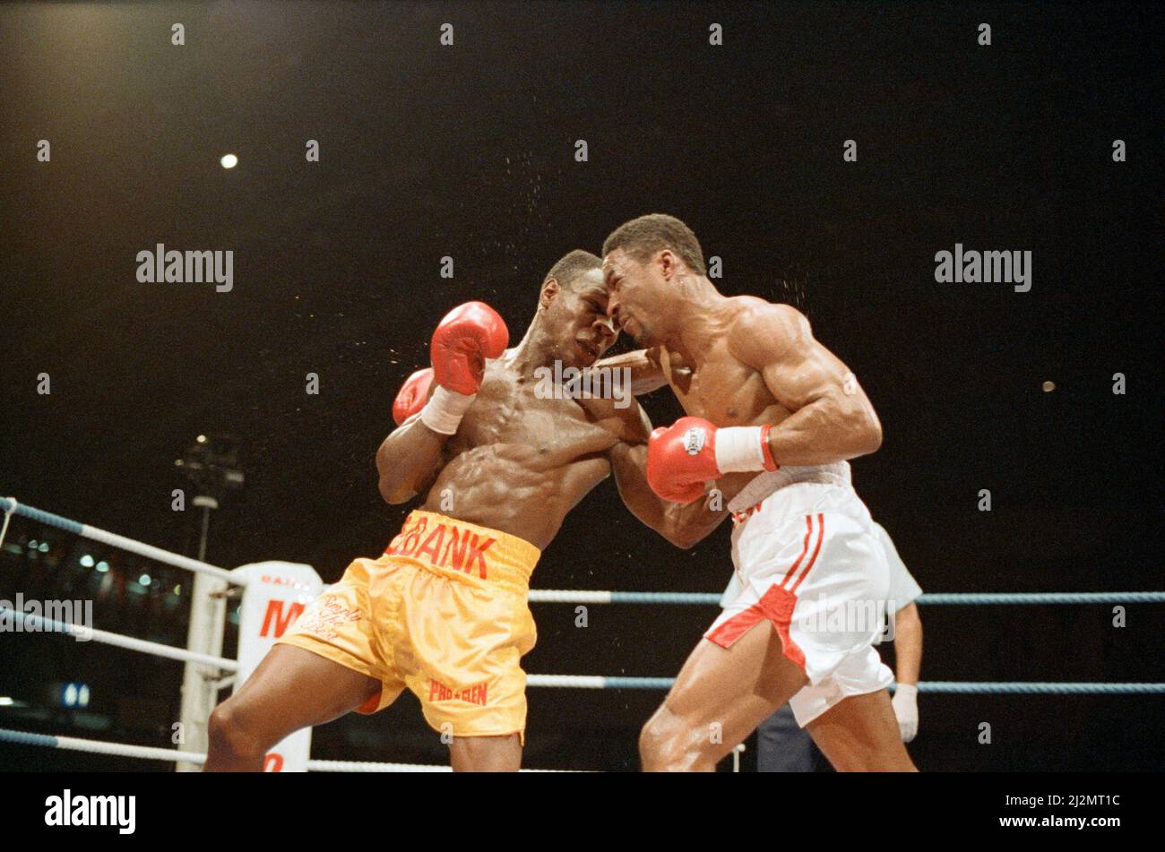 Chris Eubank vs Michael Watson for the WBO middleweight title at Earls ...