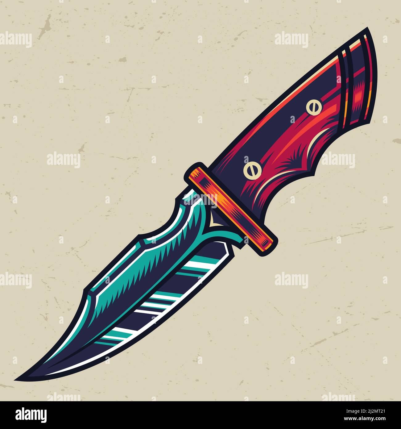 military knife vector