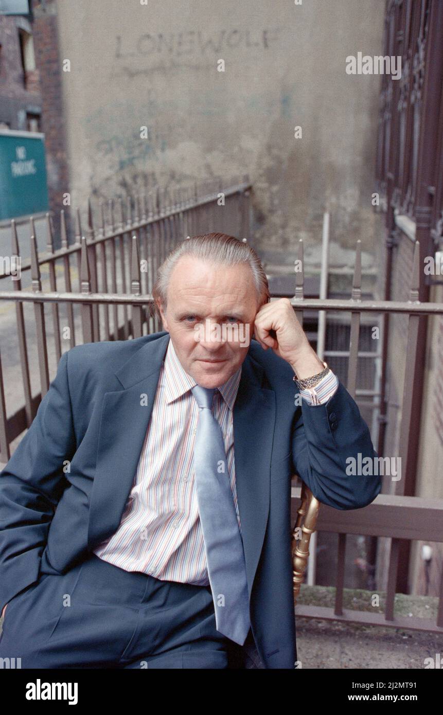 Actor Anthony Hopkins. 3rd June 1991 Stock Photo - Alamy