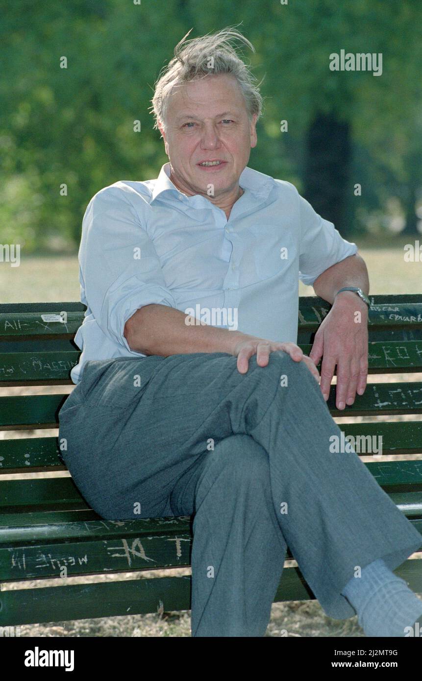 Sir David Attenborough. Television Wildlife and Nature Presenter ...