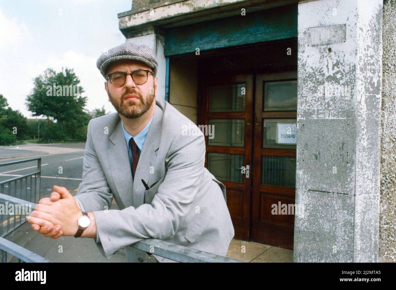Alan Wise, pictured at Bradford Road, Ancoats. 13th August 1991 Stock Photo - Alamy
