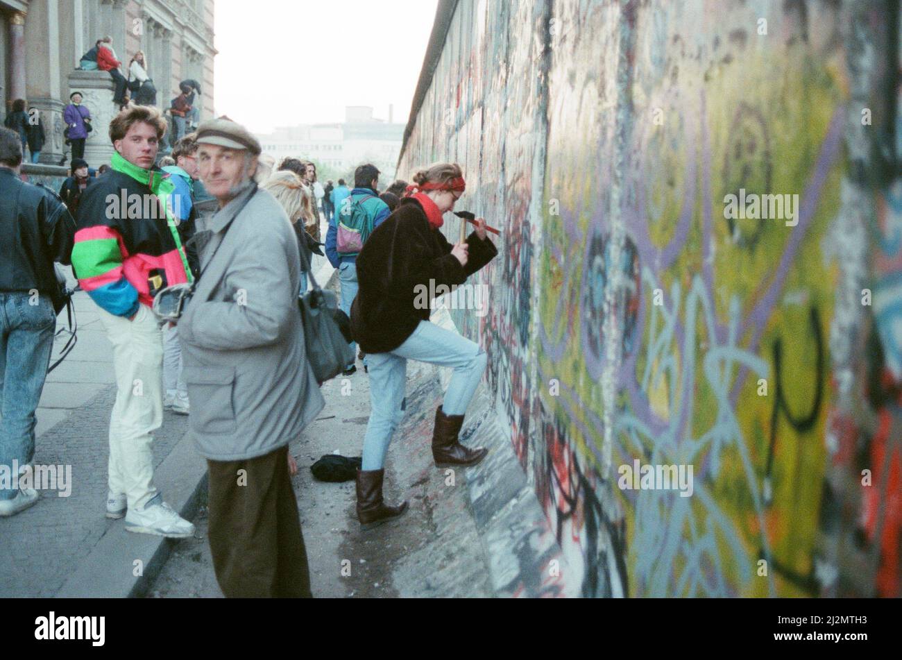 West Berlin, Germany, 10 days after relaxation of border crossing by ...
