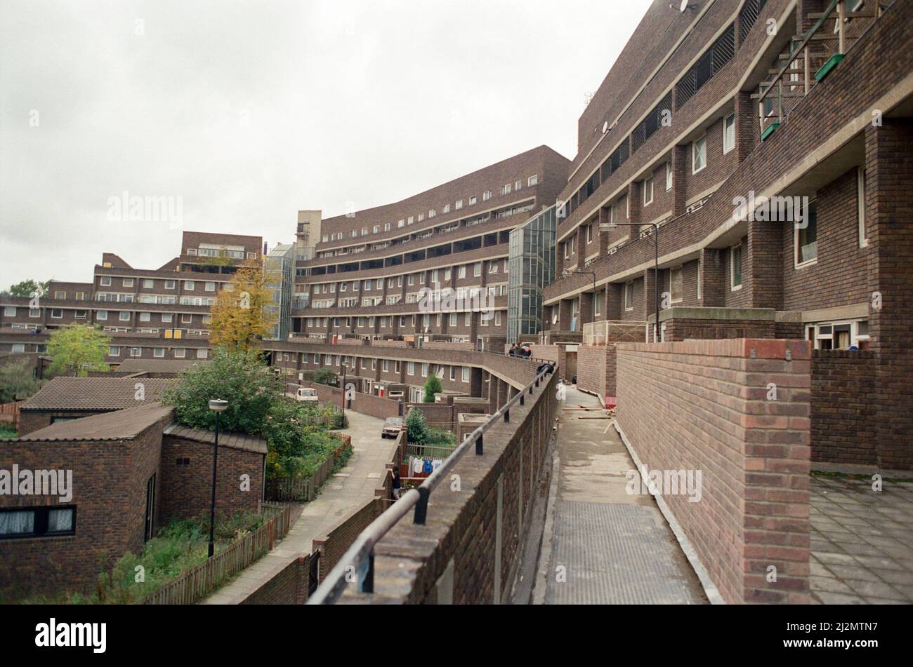 General views of Southwyck House Housing Estate aka Barrier Block, on ...