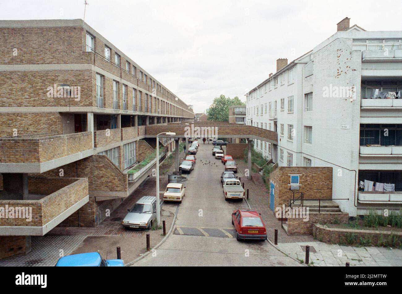 General views of Southwyck House Housing Estate aka Barrier Block, on ...