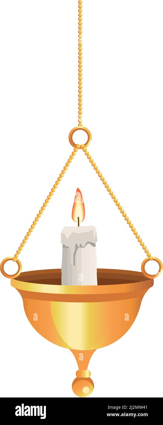 candle in chandelier hanging Stock Vector Image & Art - Alamy