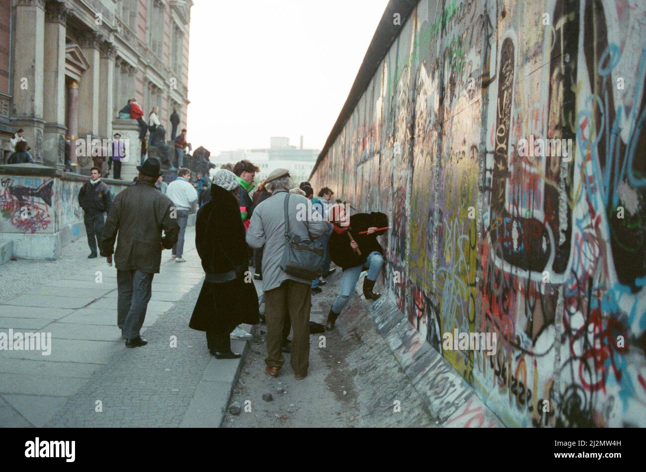 West Berlin, Germany, 10 days after relaxation of border crossing by ...