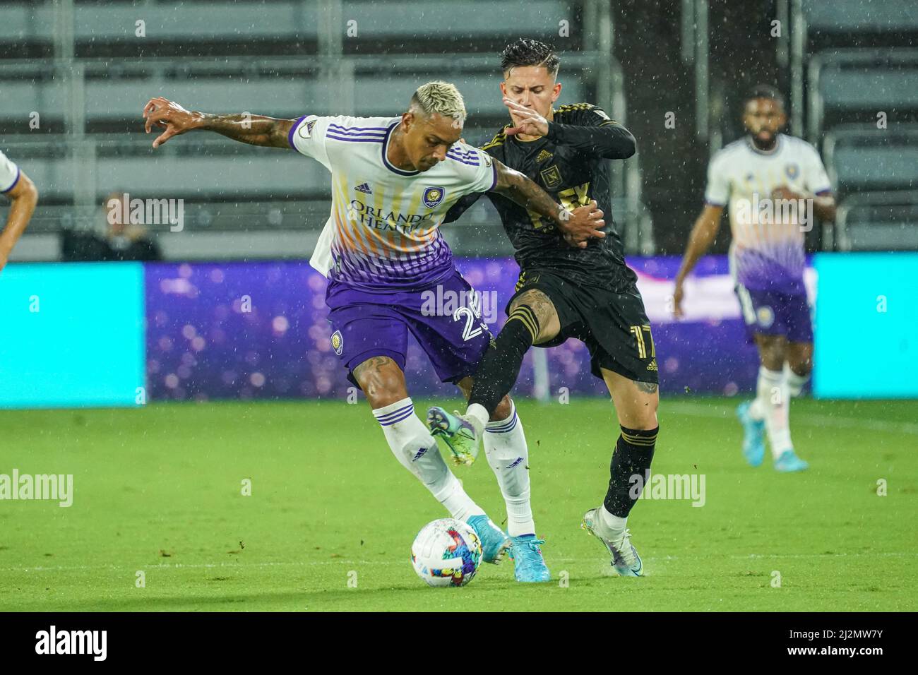 Orlando, Florida, USA, April 2, 2022, LAFC forward Brian Rodriguez #17 ...