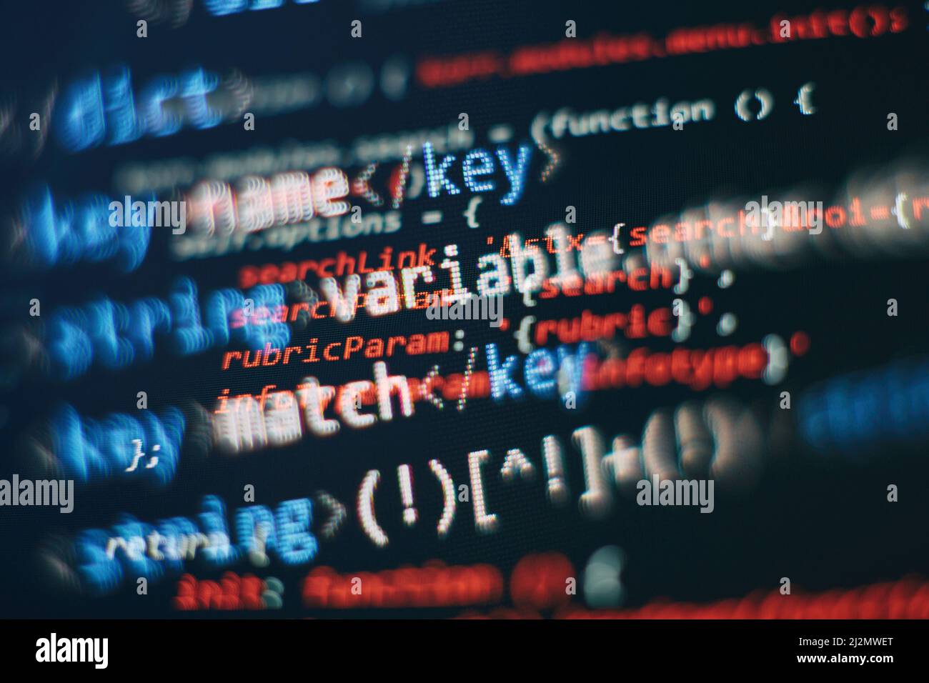 Software development. Internet security hacker prevention. SEO optimization. Modern tech Stock ...