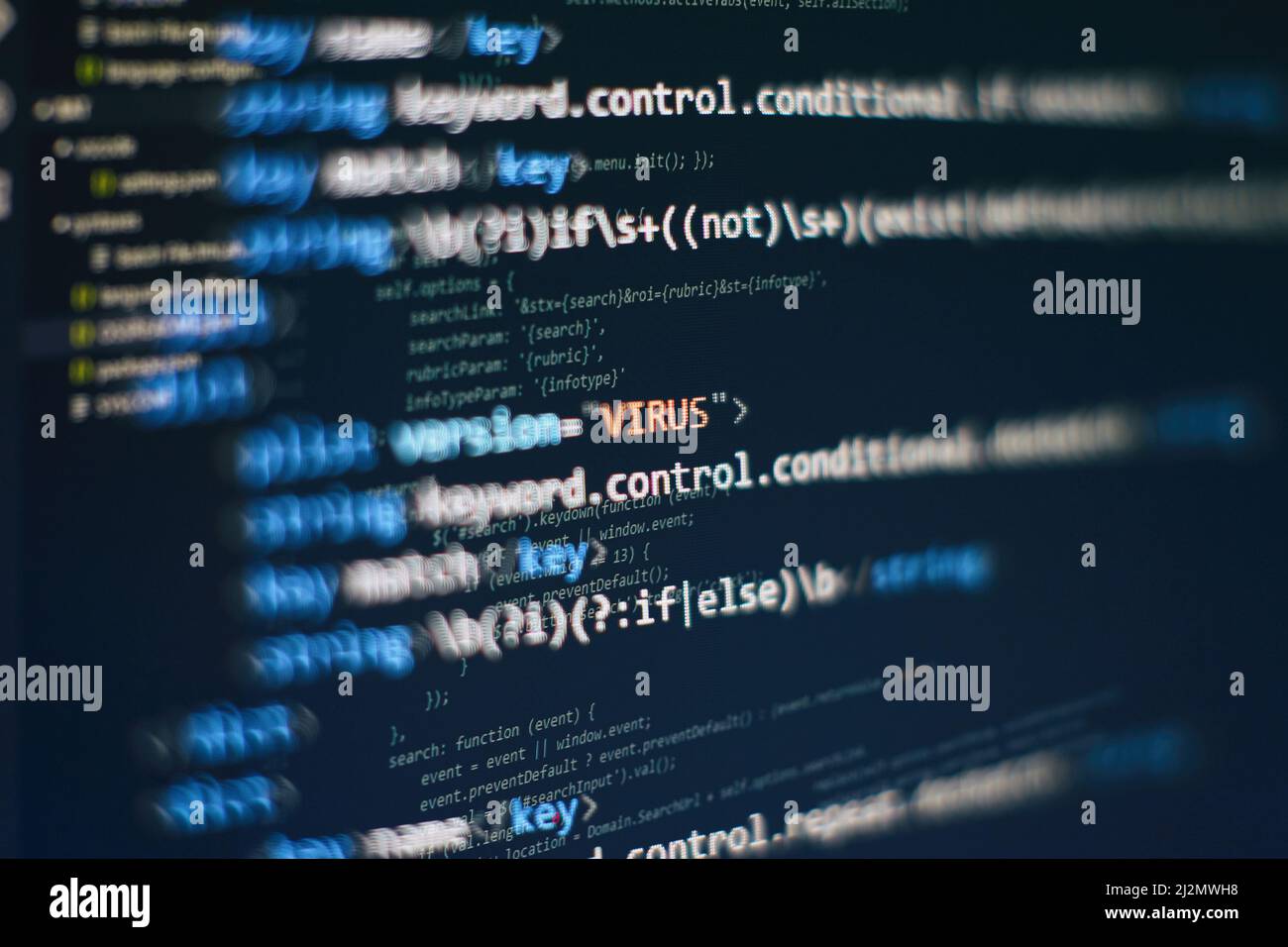 Software Developer Programming Code Abstract Computer Script Code Programming Code Screen Of
