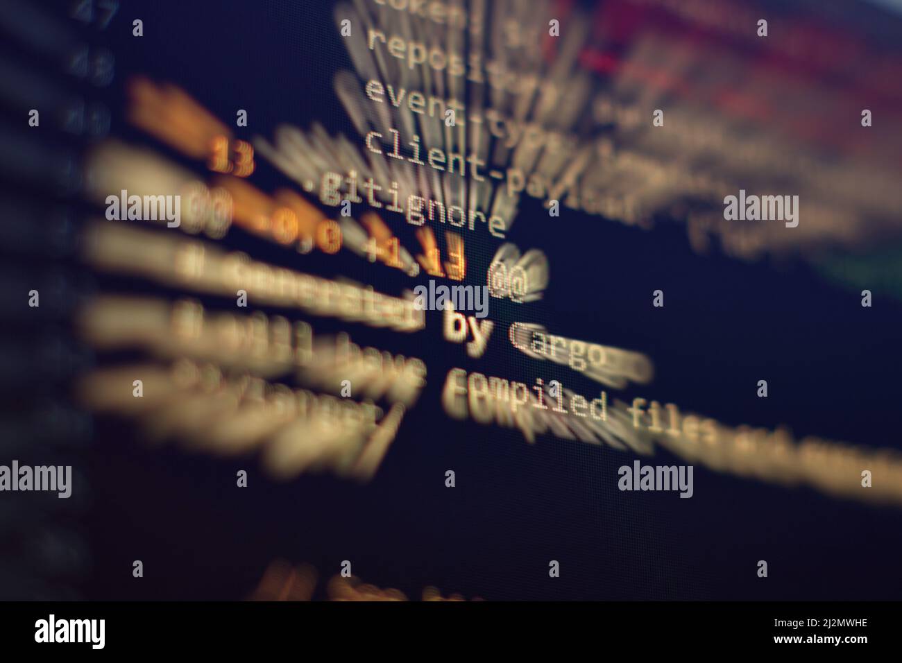 Software Developer Programming Code Abstract Computer Script Code Programming Code Screen Of