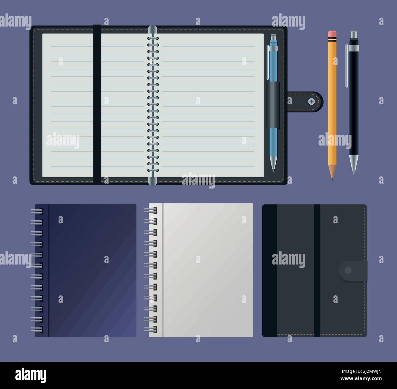 mockup brand six icons Stock Vector Image & Art - Alamy