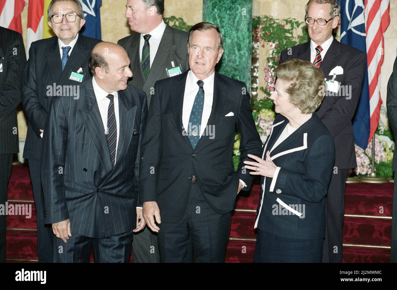 NATO meeting held a Lancaster House, London. Secretary General of NATO ...