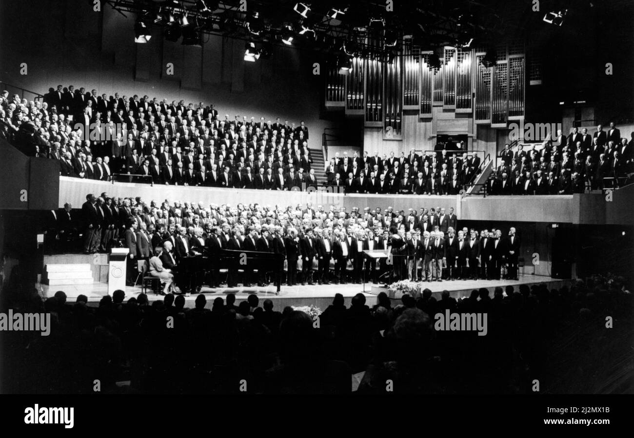 St David's Hall, Cardiff, Wales. 19th November 1989. St David's Hall is ...
