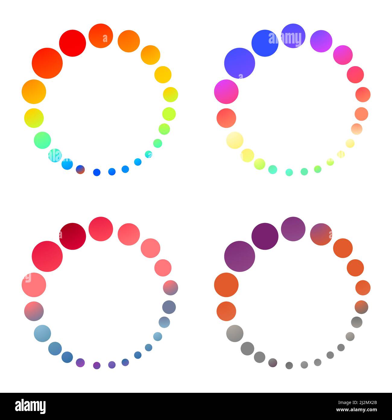 Colorful Dotted Circle Set Stock Vector Image & Art - Alamy Colorful Dotted Circle Set Stock Vector Image & Art - Alamy