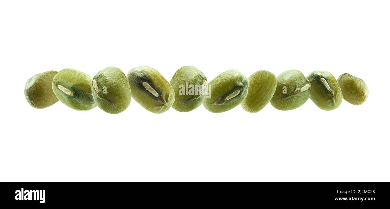 A set of green mash. Isolated on a white background Stock Photo - Alamy