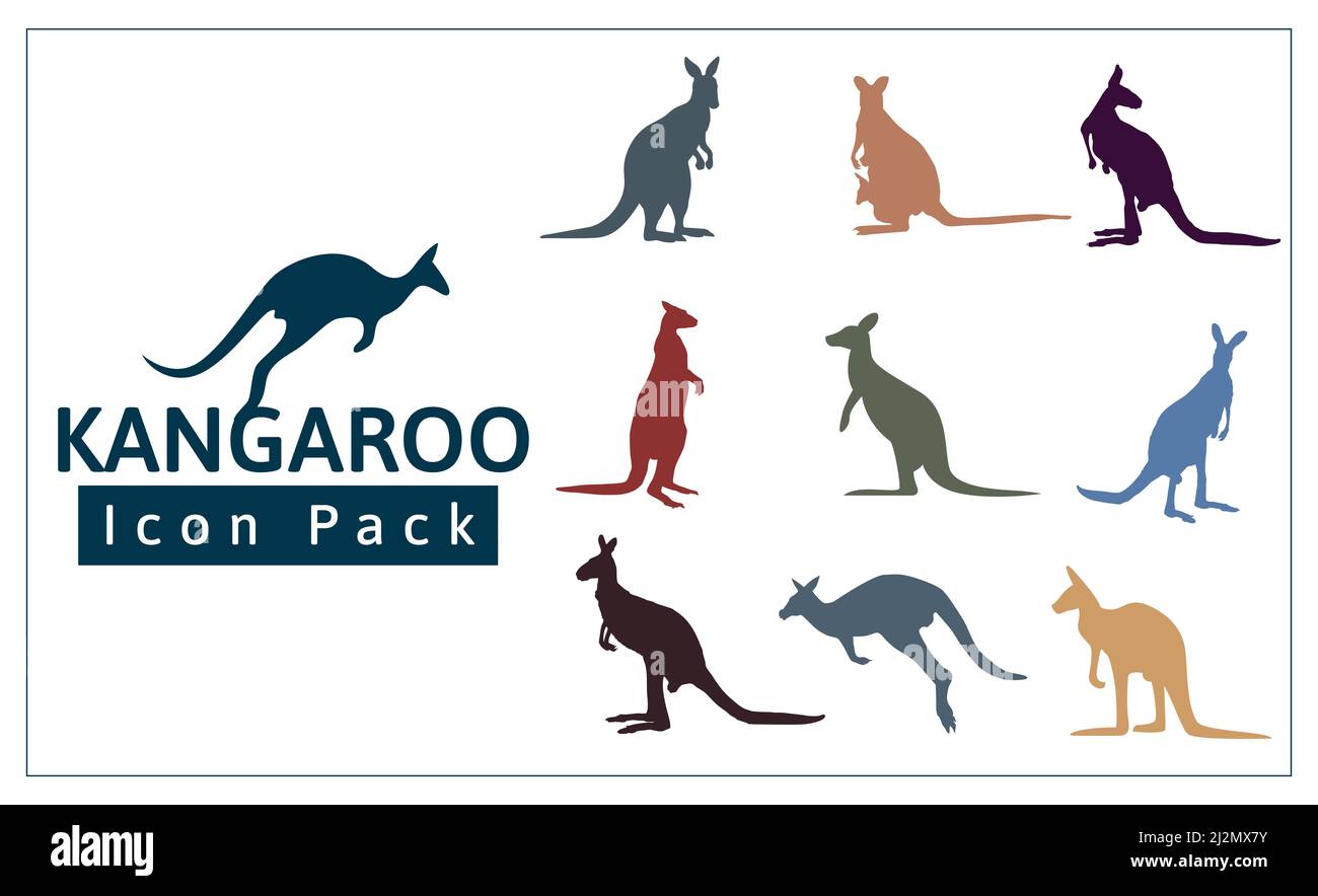 Single animal mammal marsupial Stock Vector Images - Alamy