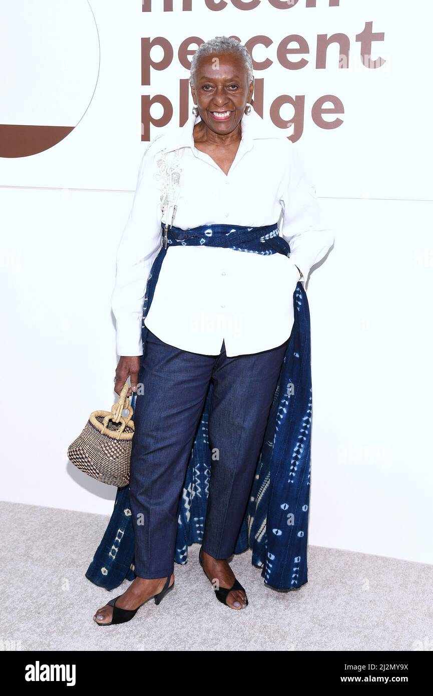 New York, USA. 02nd Apr, 2022. Bethann Hardison attends The Fifteen ...