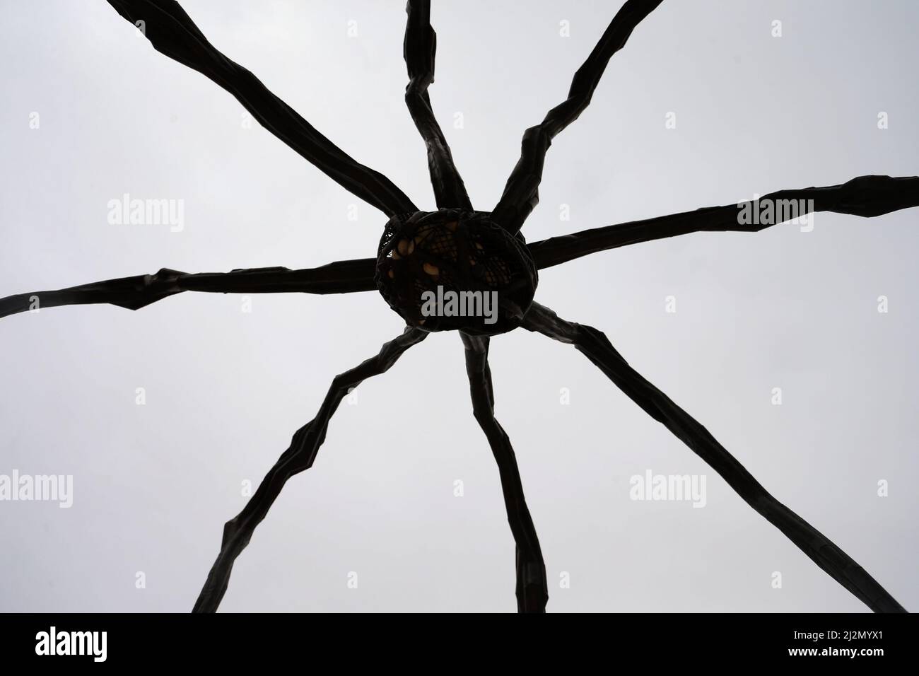 The sculpture "Maman" (1999) by French-US artist Louise Bourgeois is ...