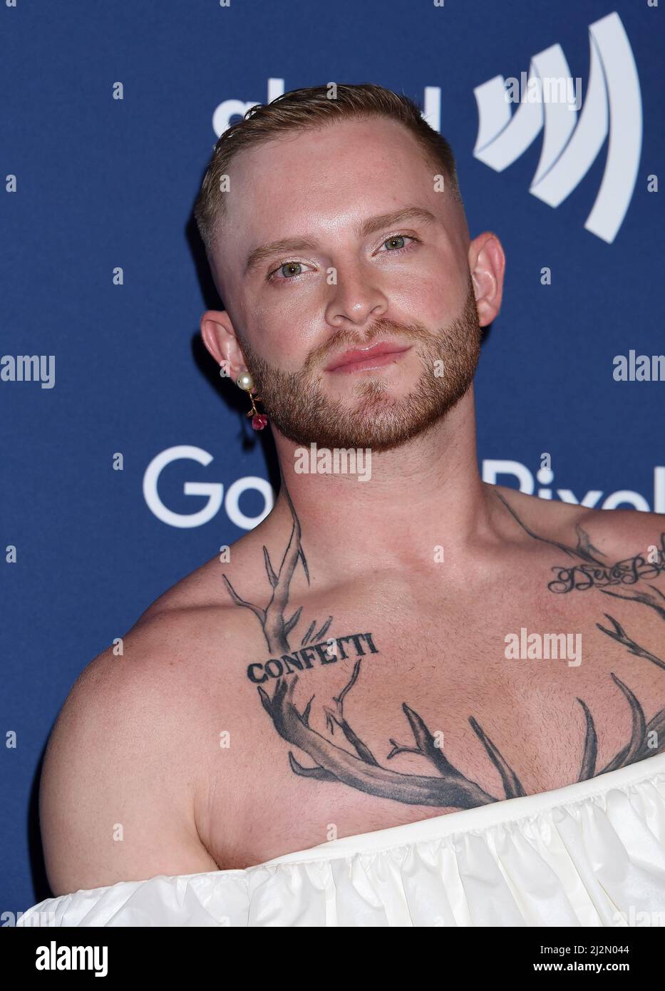 August Getty at the 33rd Annual GLAAD Media Awards held at the Beverly ...