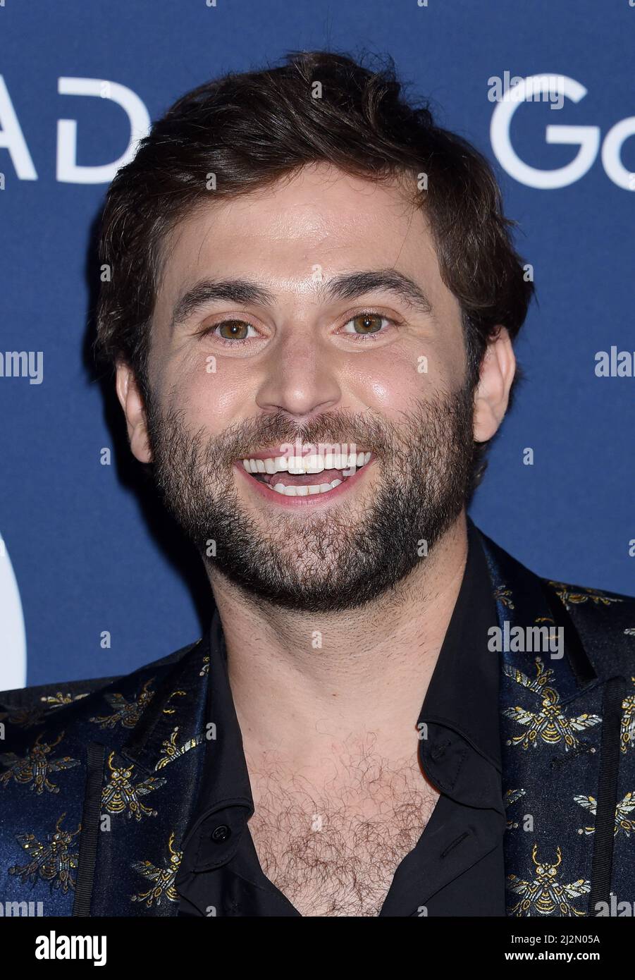 Jake Borelli at the 33rd Annual GLAAD Media Awards held at the Beverly ...