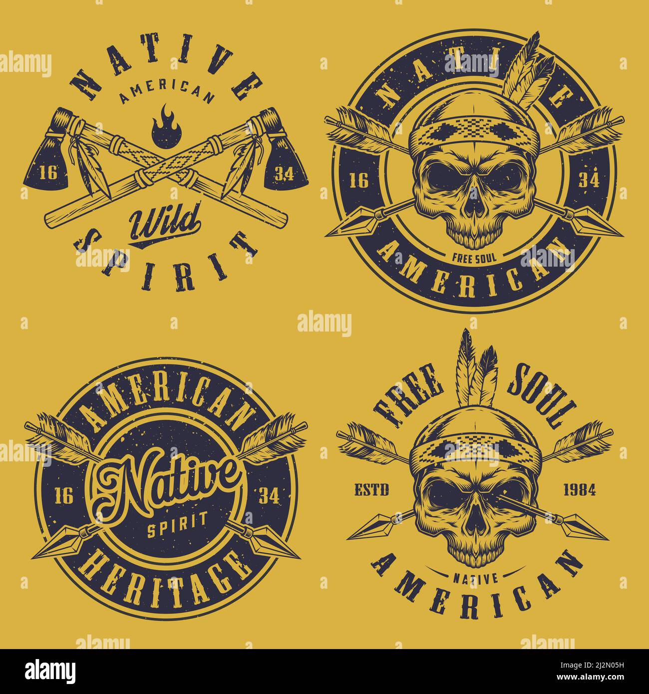 Indian Feather Logos