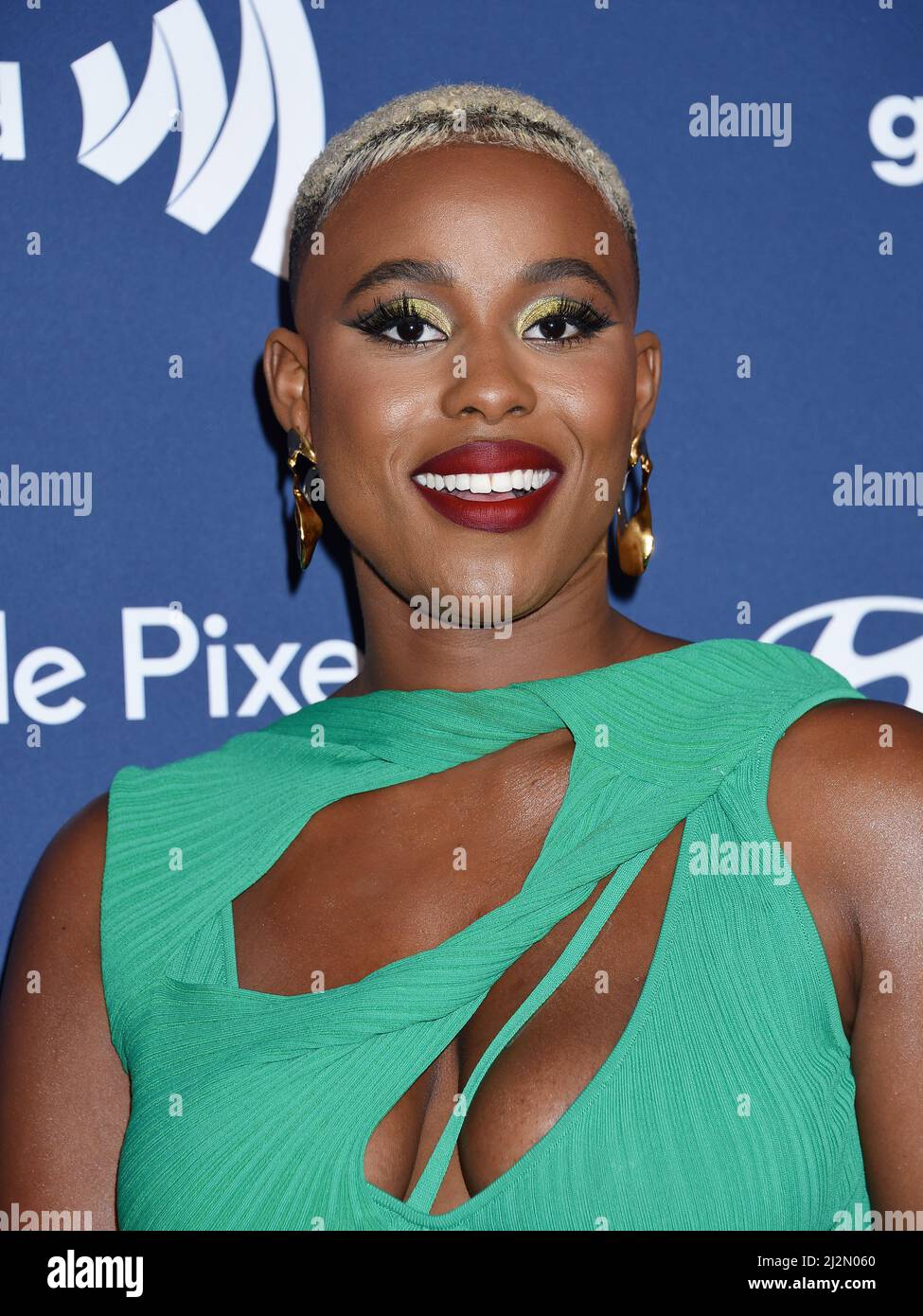 Jerrie Johnson at the 33rd Annual GLAAD Media Awards held at the ...