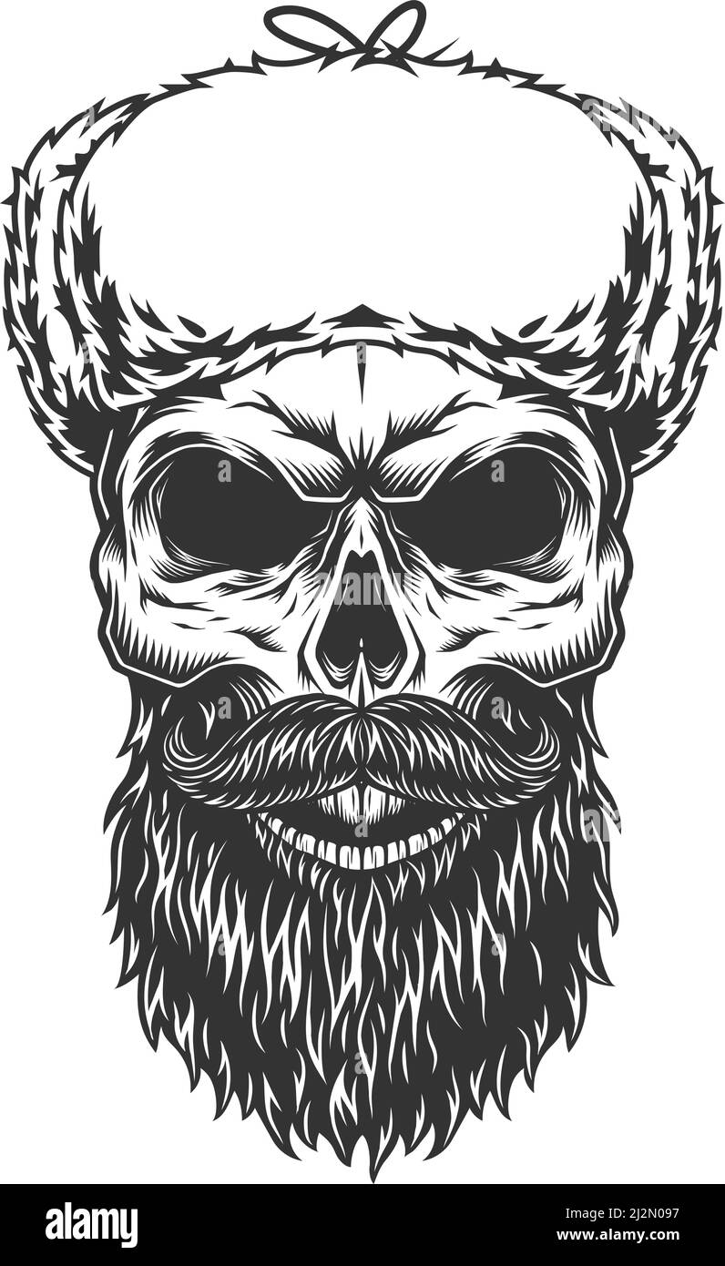 Hat ushanka Black and White Stock Photos & Images - Alamy