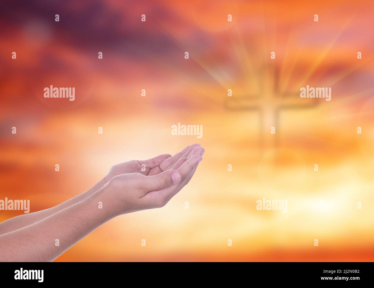 Holy spirit hand light hi-res stock photography and images - Alamy