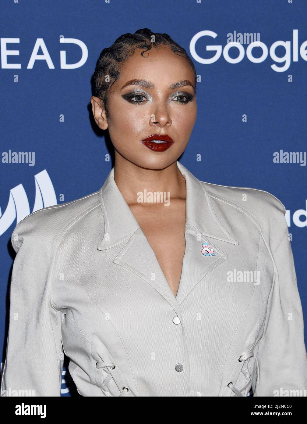 Kat Graham at the 33rd Annual GLAAD Media Awards held at the Beverly ...