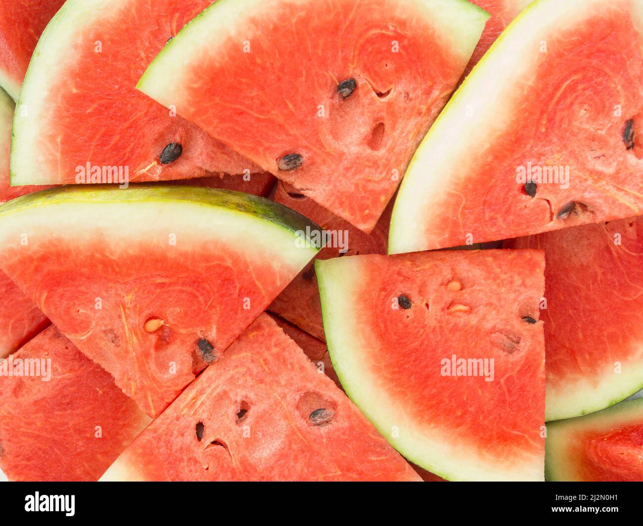 Watermelon slice in natural light Stock Photo - Alamy