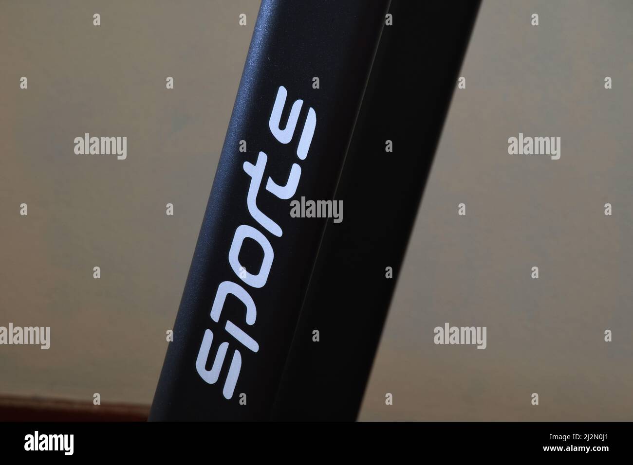 Sports sign on a treadmill Stock Photo - Alamy