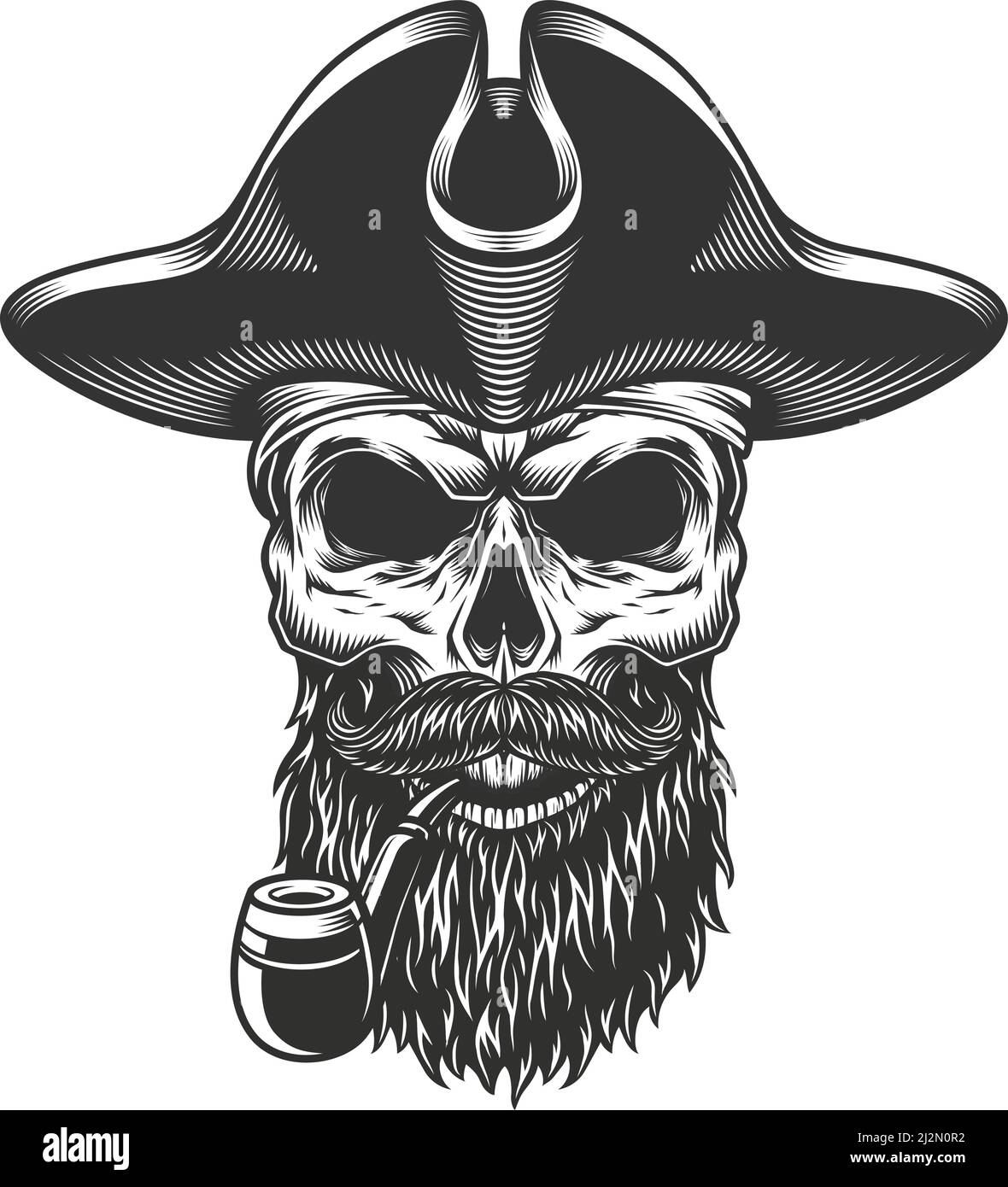 Pirate Beard Illustration