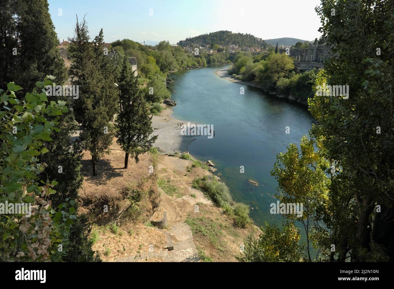 small beach on Moraca River in Podgorica, Montenegro Stock Photo - Alamy
