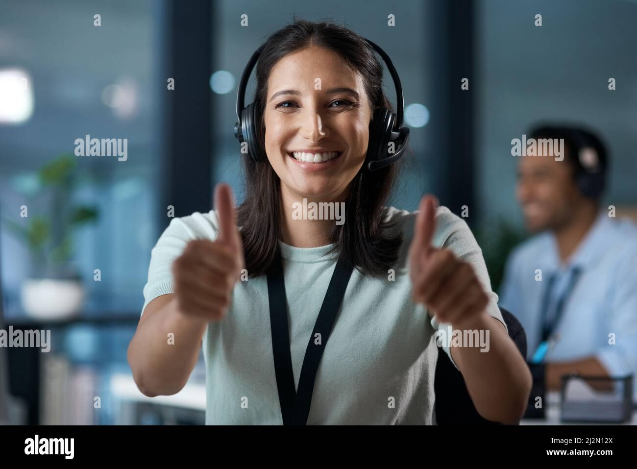Tech thumbs up hi-res stock photography and images - Alamy