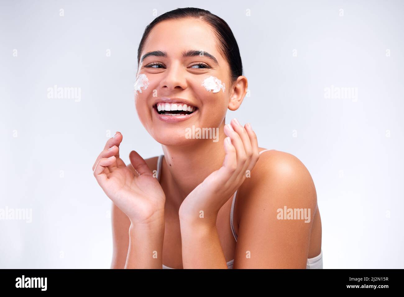 Im picky with two things, my friends and what I put on my skin. Shot of ...