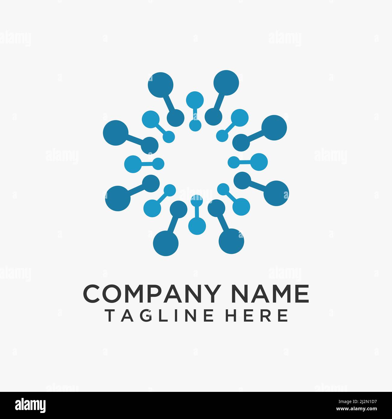 Circular tech logo design Stock Vector Image & Art - Alamy