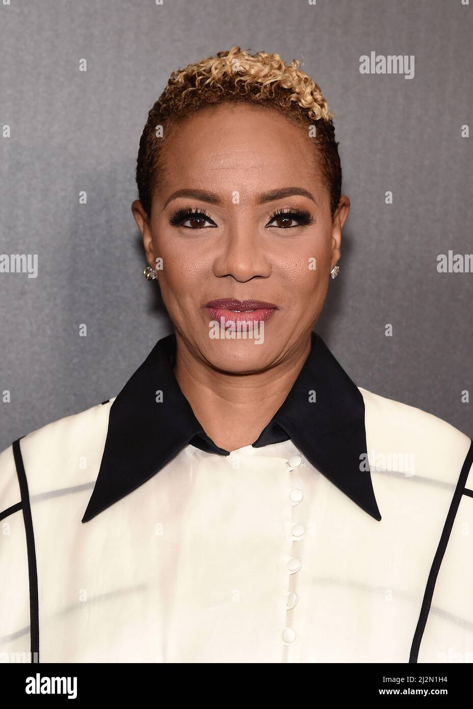 MC Lyte walking on the red carpet at the Recording Academy Honors ...