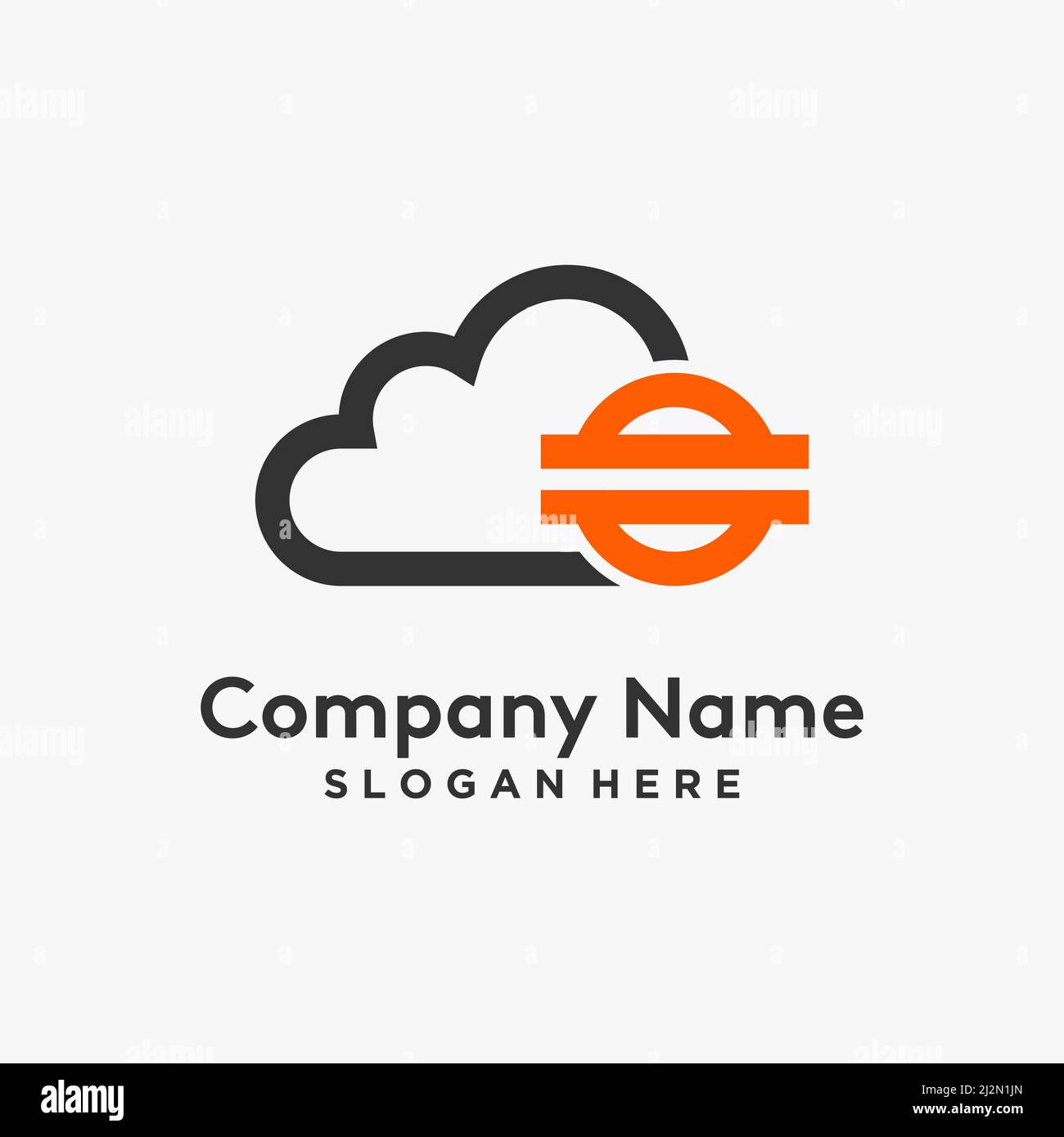 Web cloud logo design Stock Vector Image & Art - Alamy
