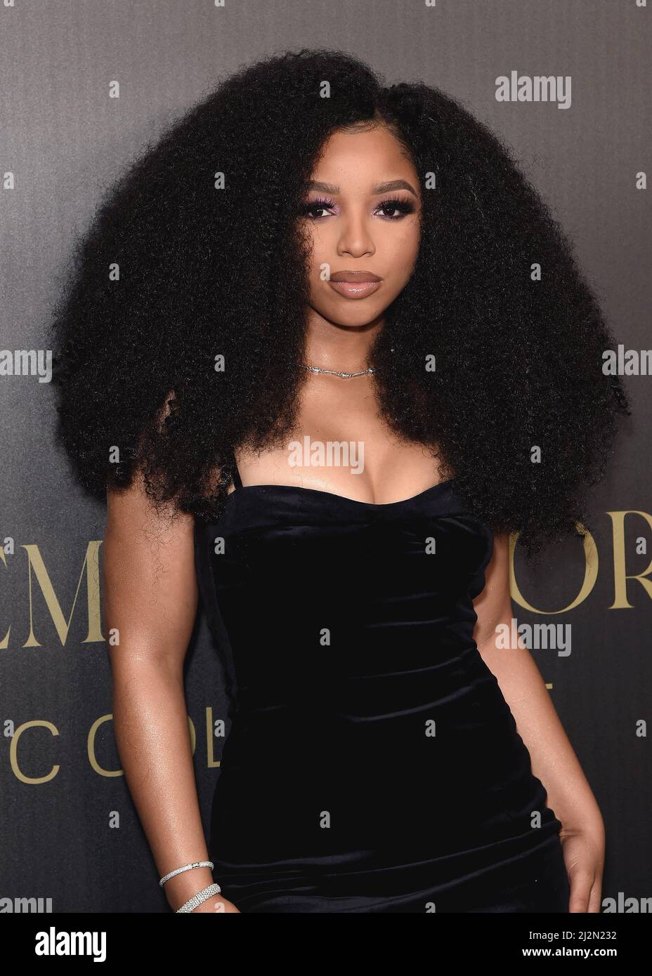 Chloe Bailey walking on the red carpet at the Recording Academy Honors ...