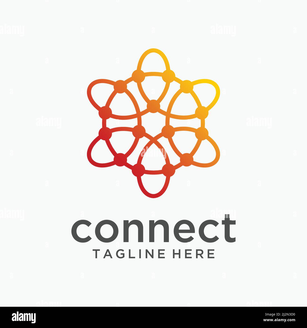 Tech connect logo design Stock Vector Image & Art - Alamy