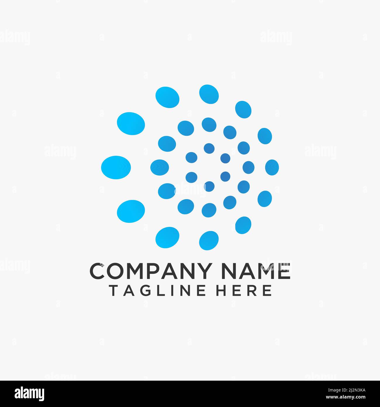 Dot light logo design Stock Vector Image & Art - Alamy