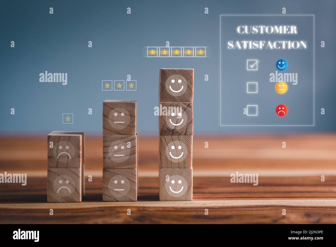 Customer Survey Feedback and Satisfaction Service Concept. Template ...