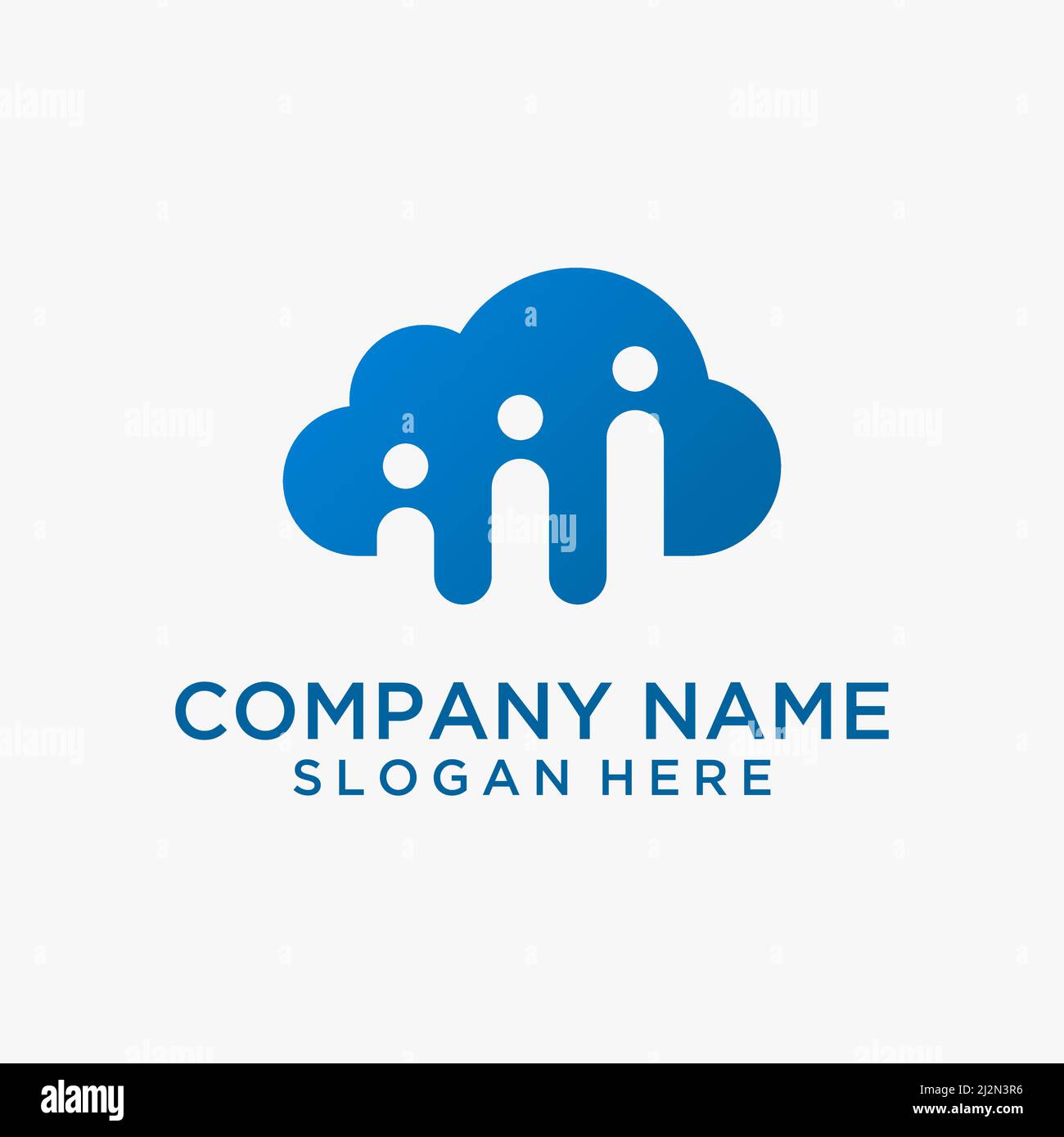 Cloud group logo design Stock Vector Image & Art - Alamy