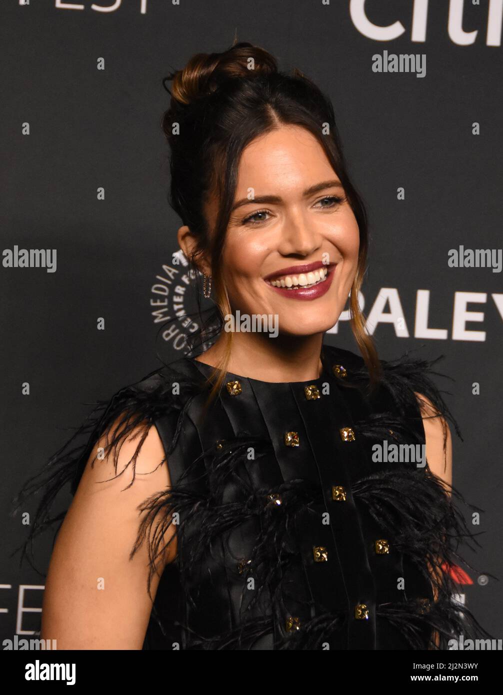 Hollywood, California, USA 2nd April 2022 Actress Mandy Moore attends ...
