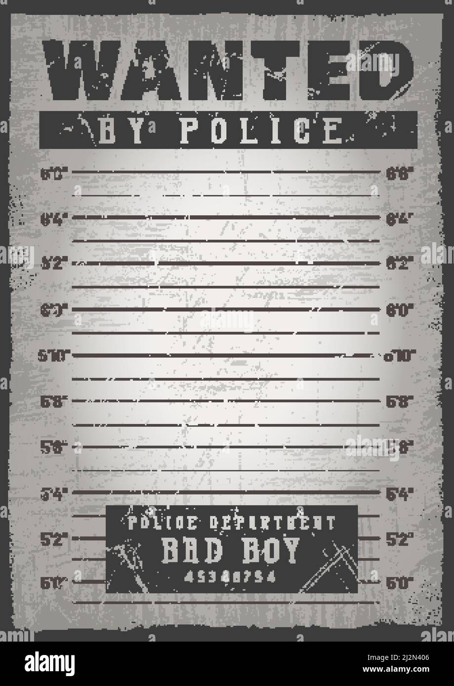 Mugshot photo Stock Vector Images - Alamy