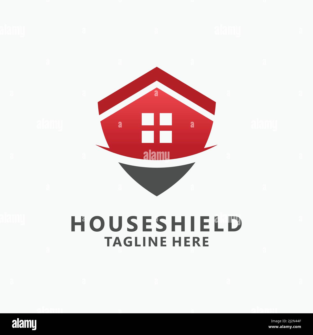 House shield logo design Stock Vector Image & Art - Alamy
