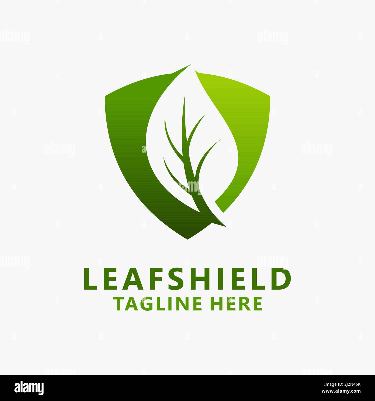Nature shield logo design Stock Vector Image & Art - Alamy