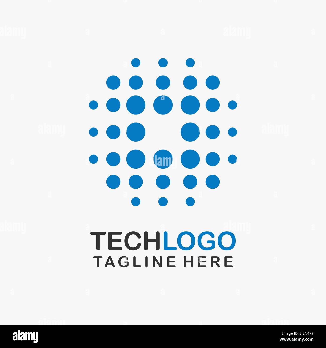 Abstract tech logo design Stock Vector Image & Art - Alamy